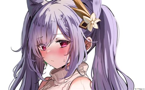 Sexy Keqing Wetting Genshin Impact 2k Wallpaper Download