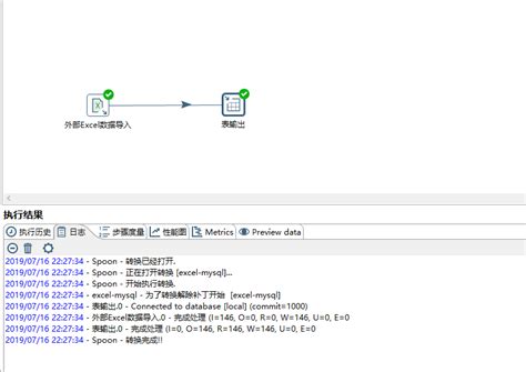 Kettle Excel Mysql