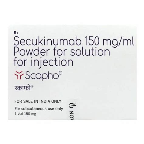 Secukinumab Powder Solution Injection 150 Mg Ml At ₹ 15600 Piece In