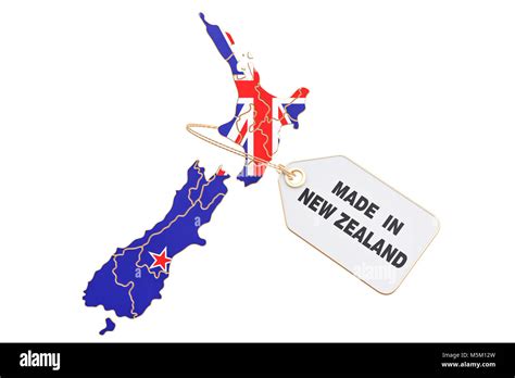 Made In New Zealand Concept 3d Rendering Isolated On White Background
