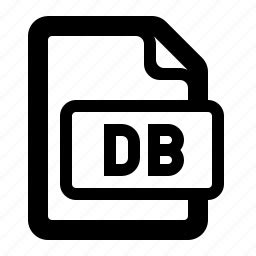 Db Database Database File Db Document Db File Db File Icon Db Icon Icon Download On