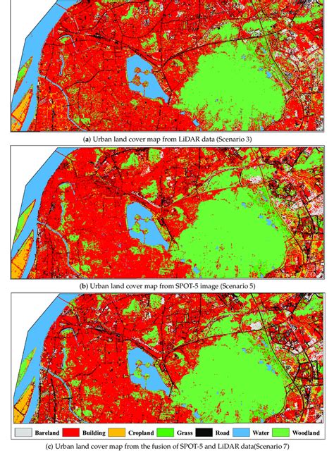 Classified Urban Land Cover Maps Generated By Random Forests Classifier Download Scientific