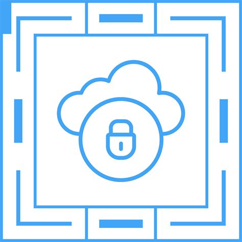 Cloud Security Vector Icon 26667141 Vector Art At Vecteezy