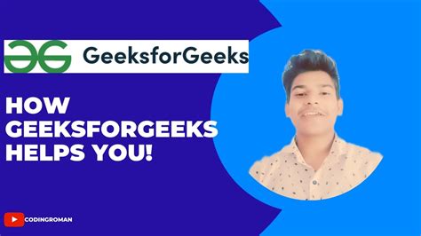 How Geeksforgeeks Helps You Geeksforgeeks👨‍💻🔥 Youtube