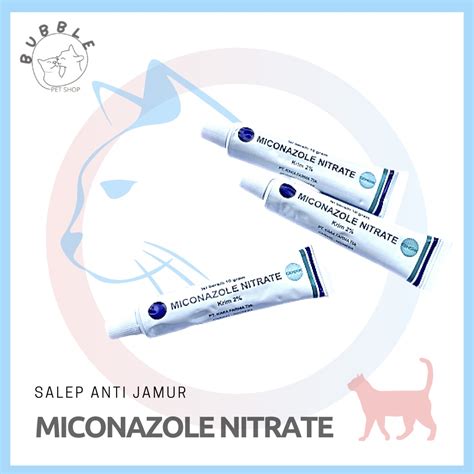 Jual Miconazole Nitrate Cream Salep Anti Jamur Kucing Shopee Indonesia