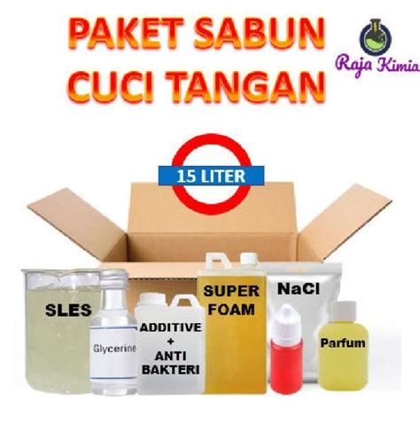 Jual Paket Sabun Cuci Tangan Bahan Baku Sabun Cuci Tangan Raja Kimia