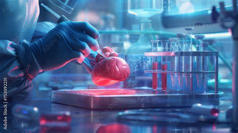 Inside A Biomedical Engineering Laboratory A Laboratory In Which Human Tissues Are Created By