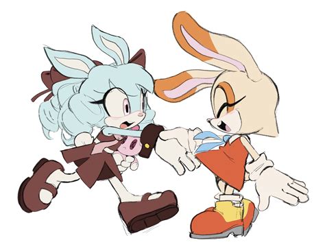 Cream The Rabbit Neutral Chao And Anya The Rabbit Original And 1