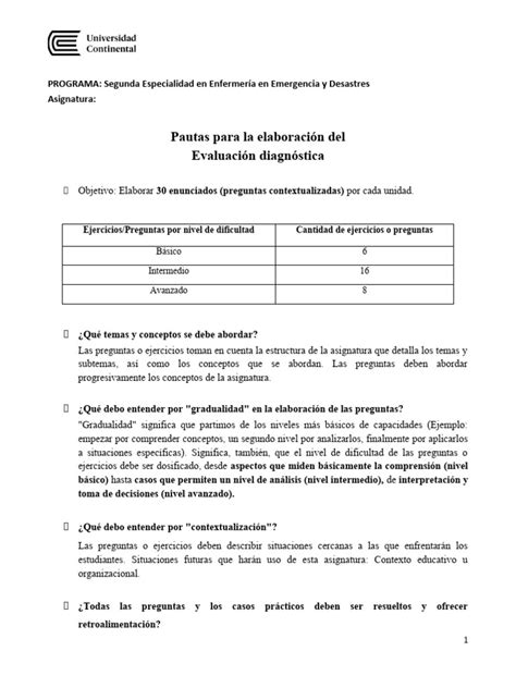 6 Ejemplo Evaluación Diagnóstica Pdf Enfermería Holismo