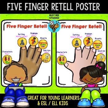5 Finger Retell By Busy Bee Studio TPT