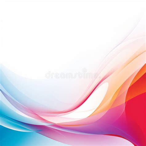 Colorful Abstract Background With White Space For Text Stock Illustration Illustration Of