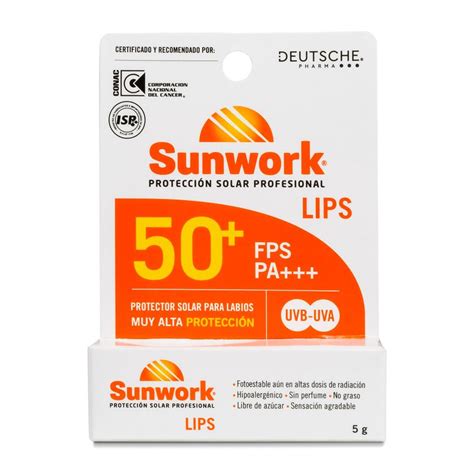 Protector Solar Labial Sunwork Fps 50 Dr Simi Farmacias Del Dr Simi
