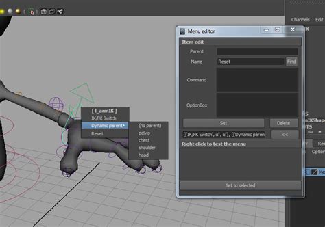 menueditor for maya free interface display scripts plugins