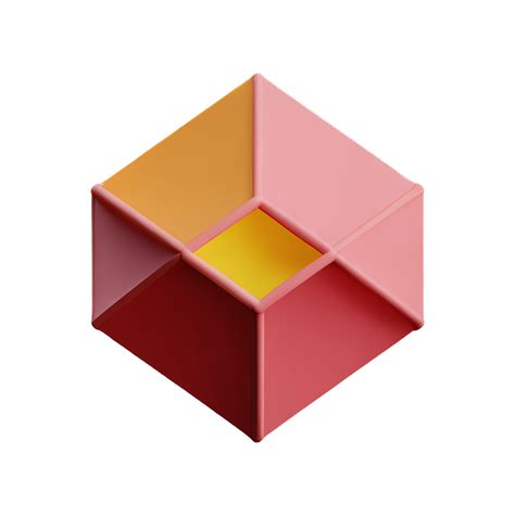 Geometric 3d Rendering Icon Illustration 28587975 Png