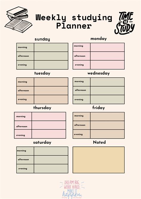 Timetable Template