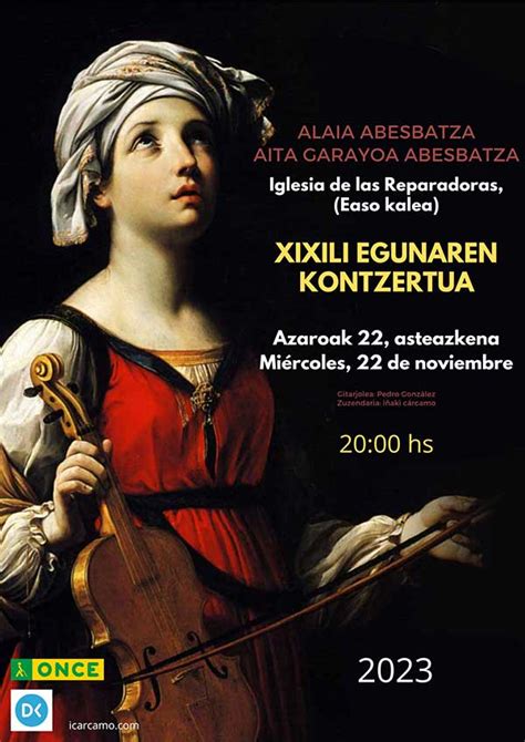 Concierto Santa Cecilia 2023 Iñaki Cárcamo