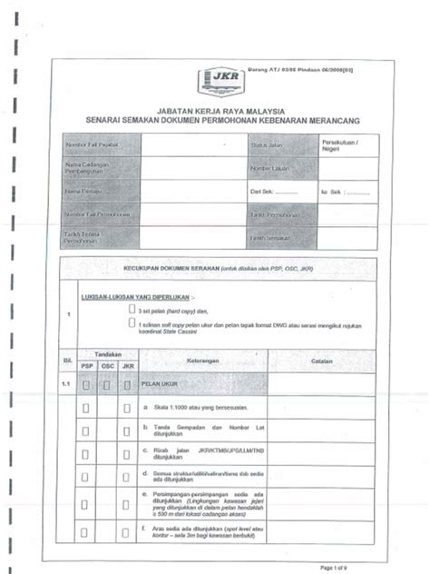 Jkr Checklist For Km Submission Pdf