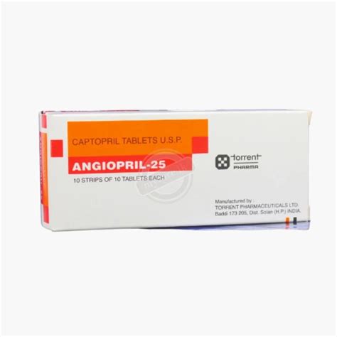 Captopril 25 Mg Tablet At ₹ 26box Captopril Tablet In Nagpur Id
