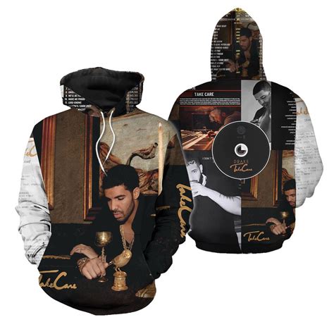 Drake Take Care Album Graphic Hoodie