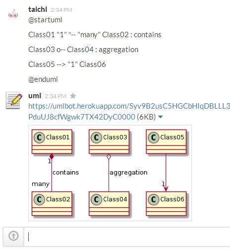 Github Taichiumlbot Uml Generator Bot For Slack