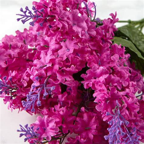 Purple Artificial Lilac Bush Bushes Bouquets Floral Supplies