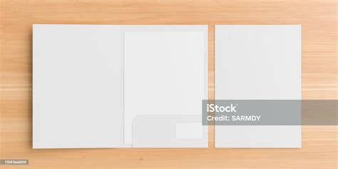 빈 흰색 강화 A4 크기 단일 포켓 폴더 나무 배경에 고립 된 조롱 3d 일러스트레이션 0명에 대한 스톡 사진 및 기타 이미지 0명 공란 깨끗한 Istock