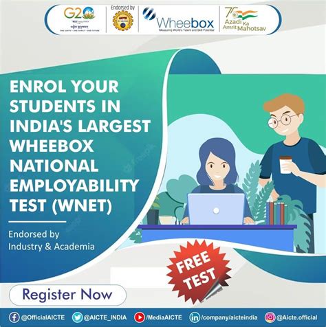 Aicte On Linkedin Wheebox National Employability Test Wnet Is India