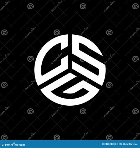 Csg Letter Logo Design On White Background Csg Creative Initials Letter Logo Concept Csg