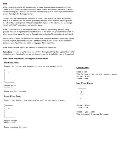 Solved Task Write A Java Program That Will Allow The User To Chegg