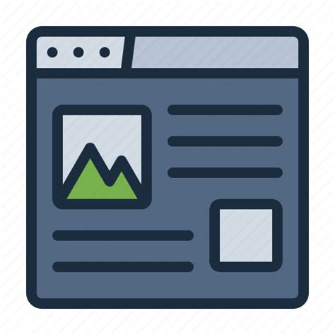 web ui website layout browser seo coding icon download on