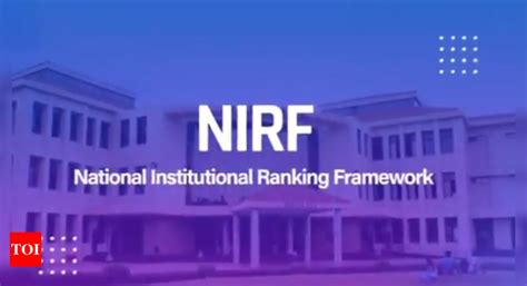 Nirf Ranking 2020 Nirf India Ranking 2020 To Be Released Tomorrow At