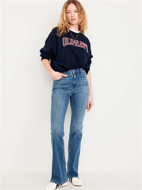 Womens High Waisted Flare Jeans Old Navy