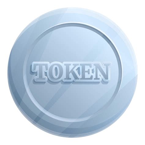 Premium Vector Silver Metal Token Icon Cartoon Of Silver Metal Token Vector Icon For Web