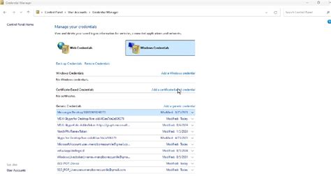credential manager not working on windows 7 best fixes