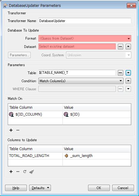 Unable To Use User Parameter In User Attribute Name With Oracle Non Spatial Writer Community