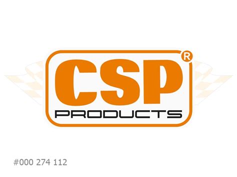 Sticker Csp Custom And Speed Parts Csp