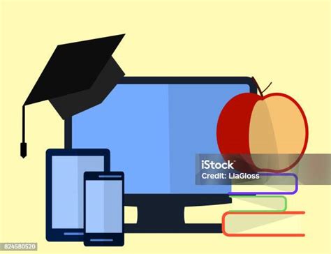 교육 Infographic입니다 E러닝 온라인 교육에 대 한 평면 벡터 일러스트 개념에 대한 스톡 벡터 아트 및 기타 이미지 개념 개인 지도 교사 과학 Istock