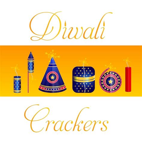 Premium Vector Diwali Vector With Crackers Background