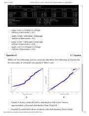 Identifying Normality Of Residuals In Q Q Plots Quiz On Python Course Hero