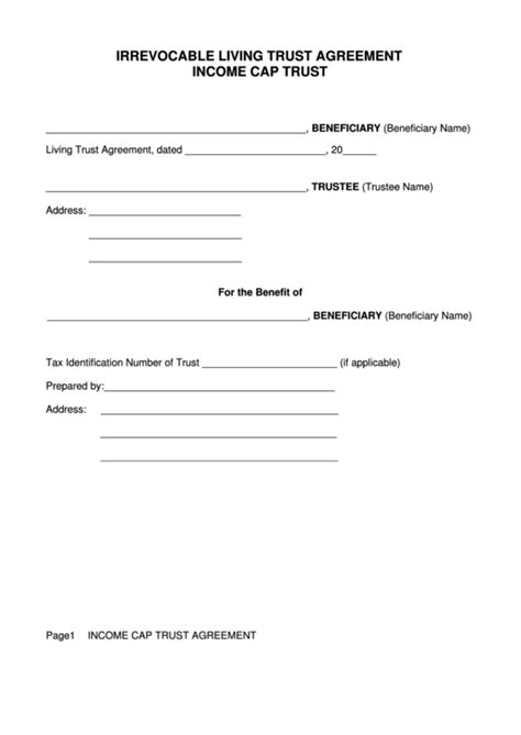 Top Irrevocable Living Trust Form Templates Free To Download In Pdf Format