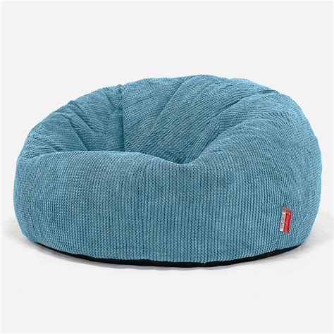 Lounge Pug Sitzsack Sofa Relaxsessel Cord Türkis Big Bertha