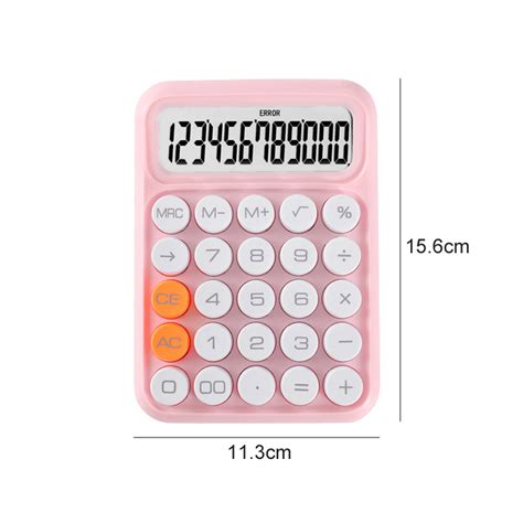 Geeso Portable Electronic Calculator 12 Digit Lcd Display Calculator