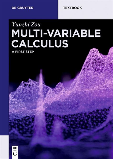 De Gruyter Textbook Multi Variable Calculus 9783110674149 Yunzhi Zou Boeken Bol