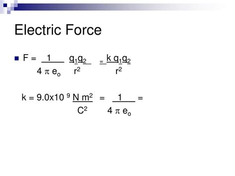 Ppt Electrostatic Formula Powerpoint Presentation Free Download Id 3218666