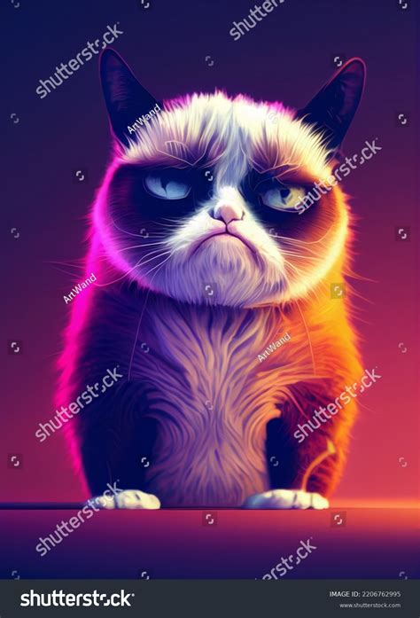 Bored Grumpy Cat