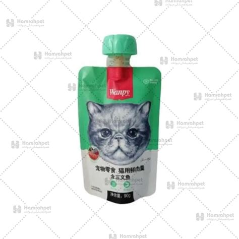 پودینگ گربه ونپی طعم ماهی سالمون خرید و قیمت پودینگ گربه ونپی طعم ماهی سالمون