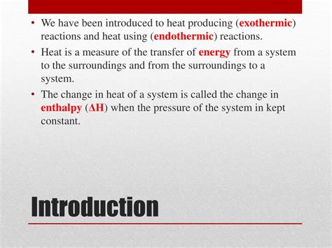 PPT Enthalpy Changes PowerPoint Presentation Free Download ID