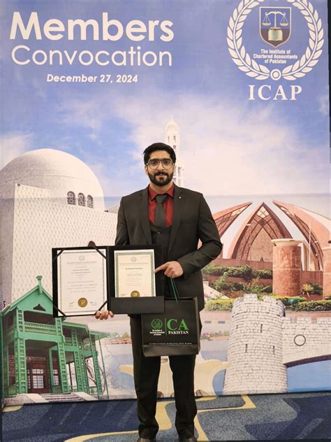 Muhammad Aqdas Musaddiq On Linkedin Icap Members Convocation December