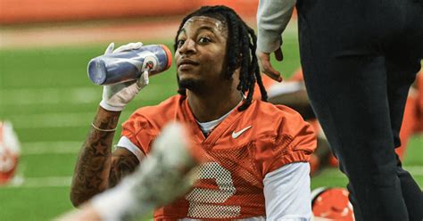 Clemson Db Shelton Lewis Suffers Injury During Scrimmage
