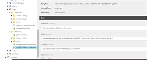 Create A Scheduled Task To Run PowerShell Script With Sitecore Task